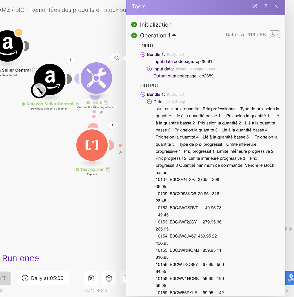 Amazon Report Gunzip Error, Convert Encoding and text to array issues ...