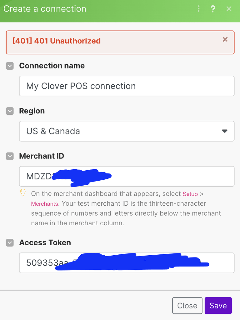New to Make, trying to connect Clover POS - Getting Started - Make Community
