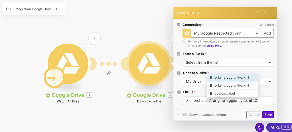 Google Drive doesn't read the last version of the file - How To - Make Community