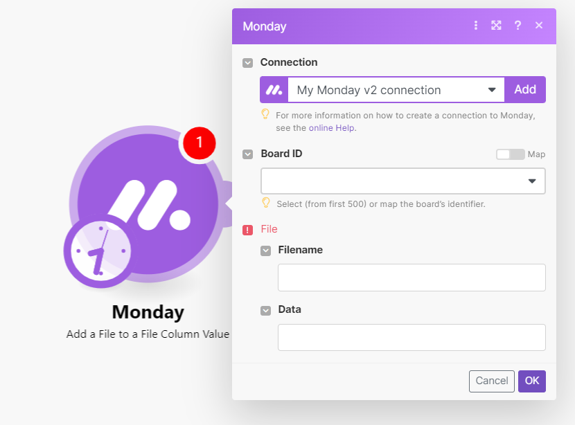 Uploading a .png file to Monday.com Files column? - How To - Make Community