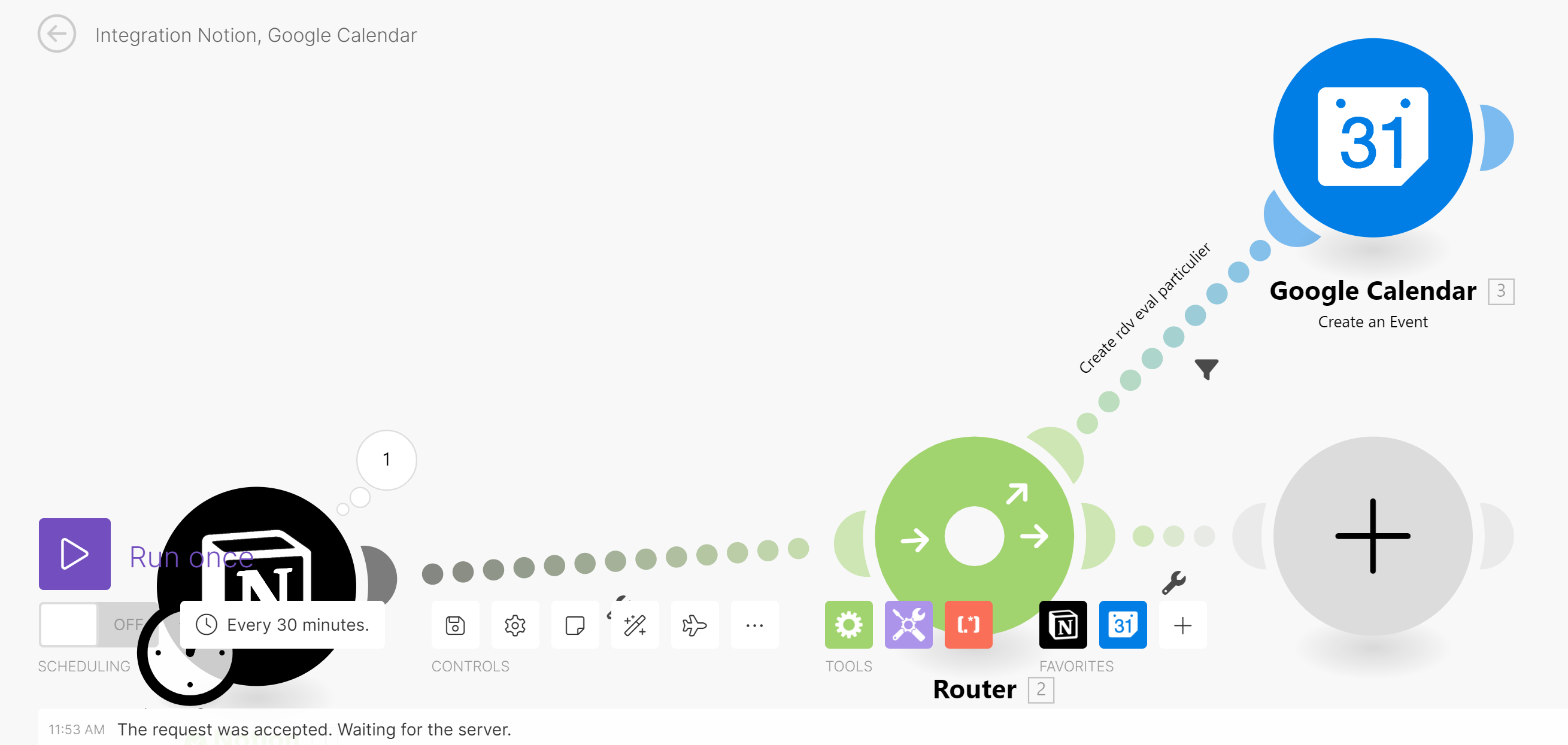 The Request Was Accepted Waiting For The Server With Notion Data Base How To Make Community 