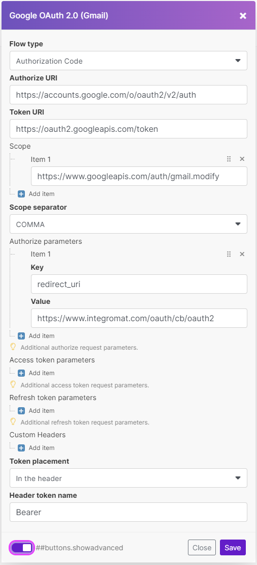 Use Gmail Settings API with HTTP Make an OAuth 2.0 Request to get Signatures - How To - Make ...