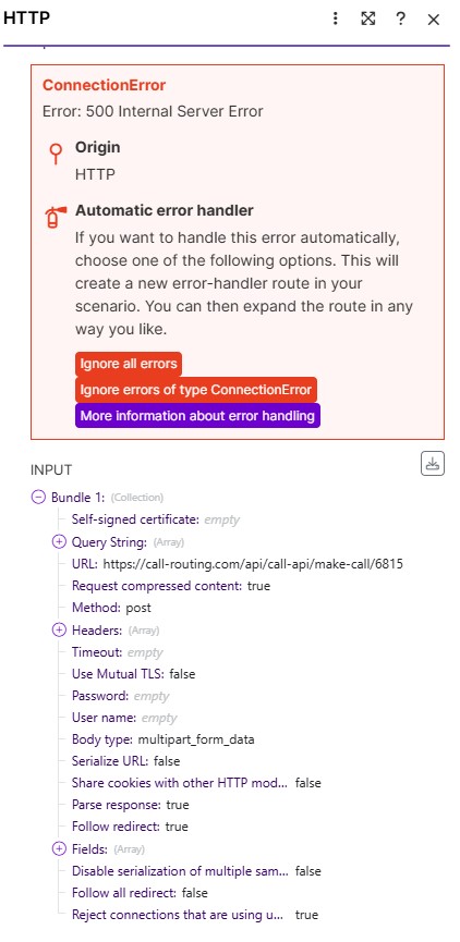 Getting Error 500 - Beginner Questions - Make Community