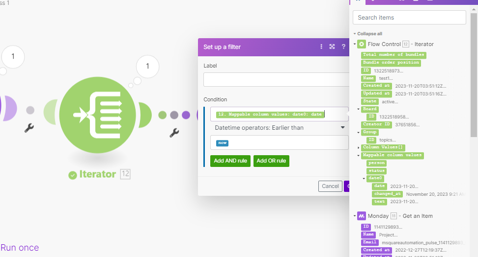 Monday.com item's subitems - Questions - Make Community