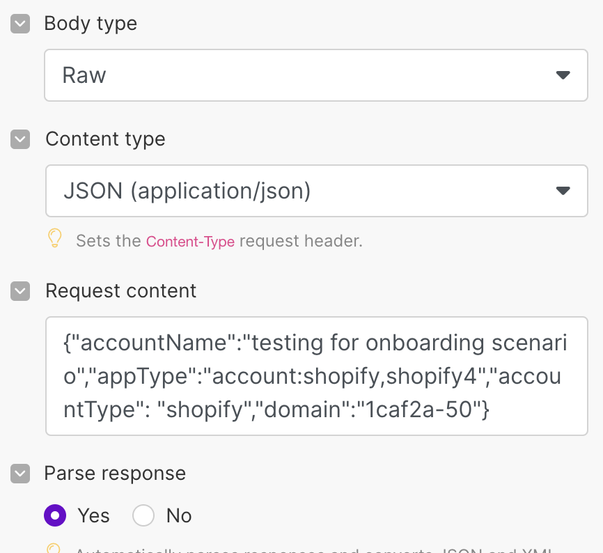 Creating Shopify connections via API call - How To - Make Community