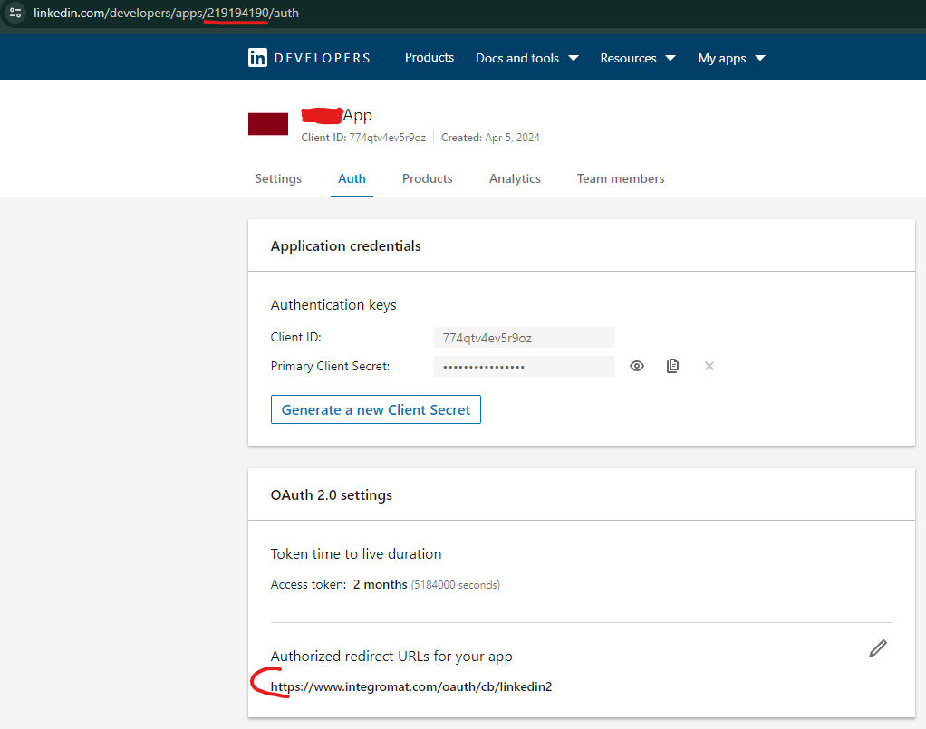 LinkedIn Error 401 after connection - How To - Make Community