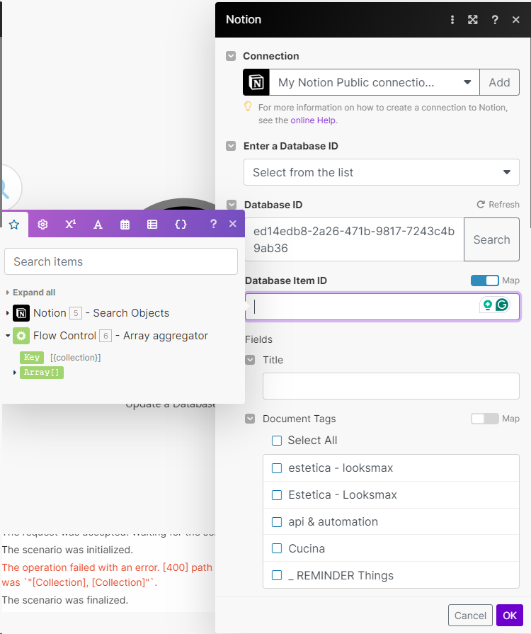 From Multi-Select property to Relation of an other DB in Notion | Make.com - How To - Make Community
