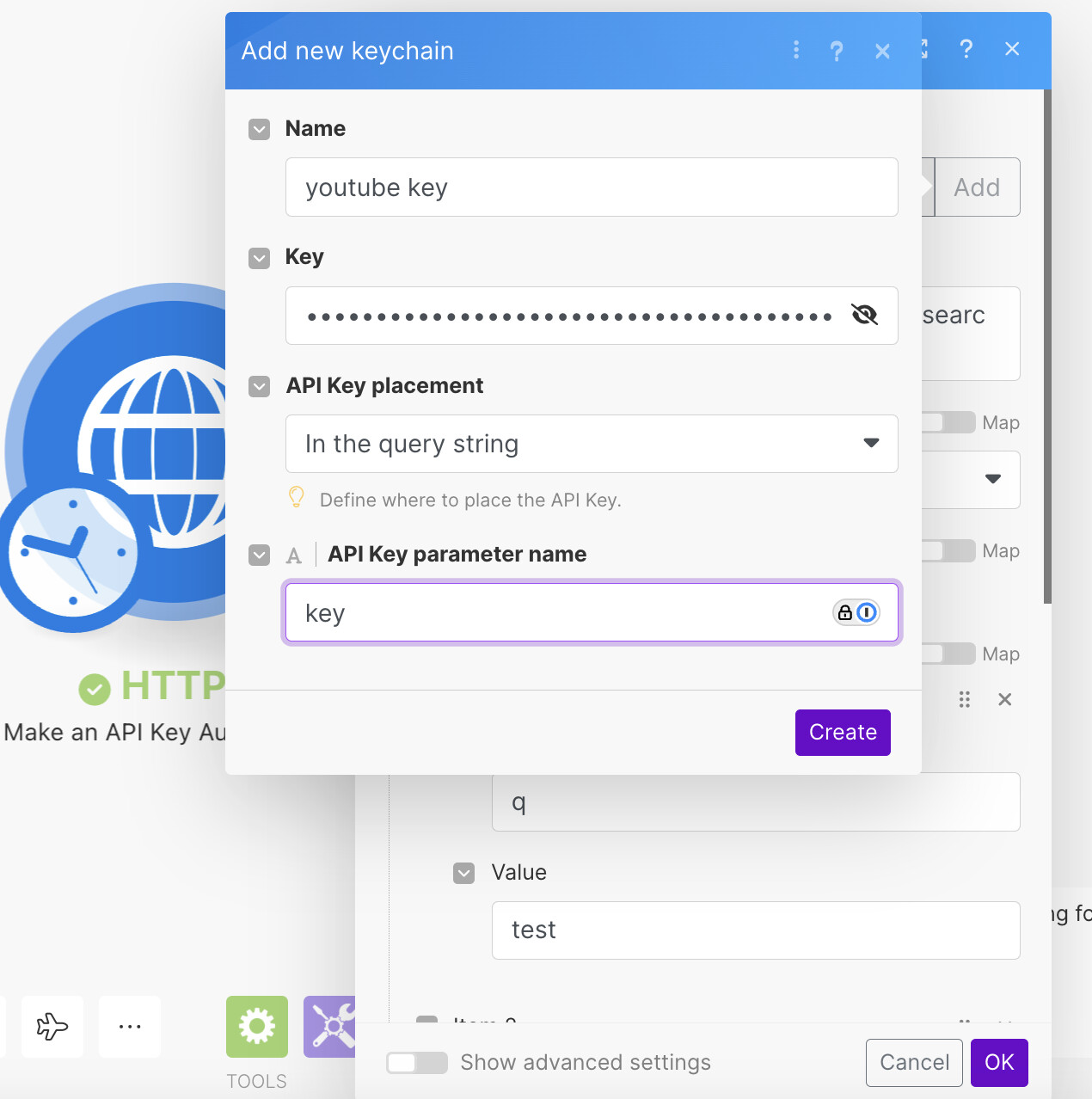 How to setup an API key for a HTTP module - How To - Make Community