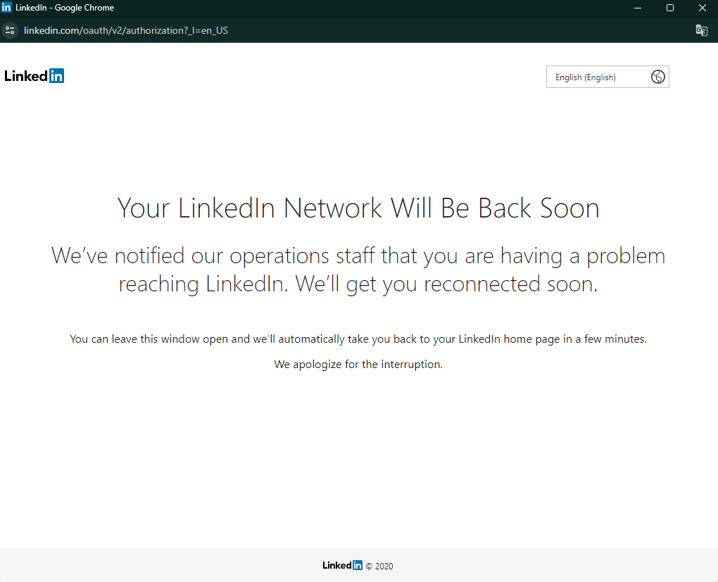 LinkedIn Error 401 after connection - How To - Make Community