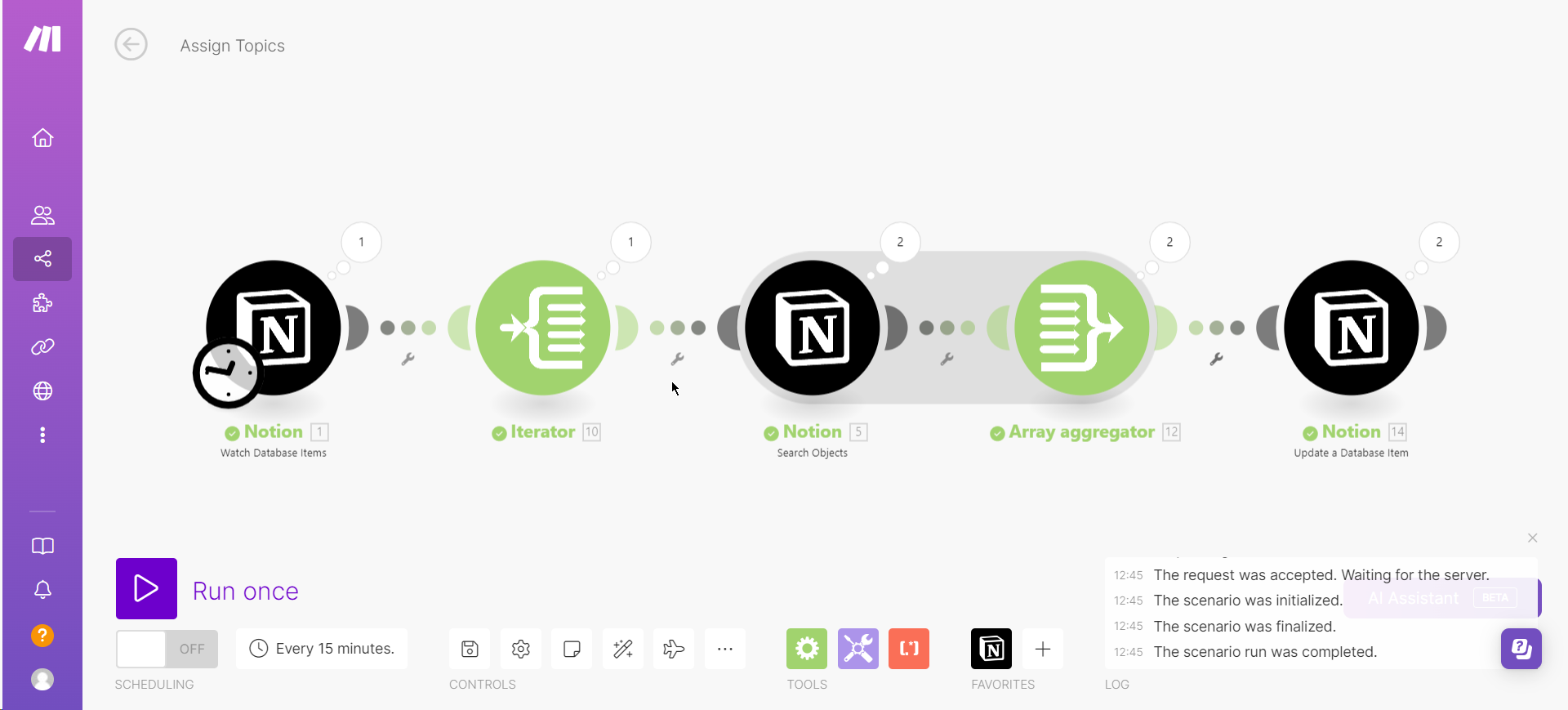 From Multi-Select property to Relation of an other DB in Notion | Make.com - How To - Make Community