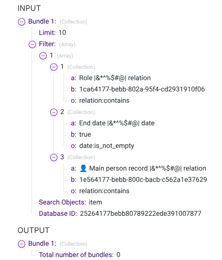 Notion search objects module with unexpected (zero bundle) output - How ...