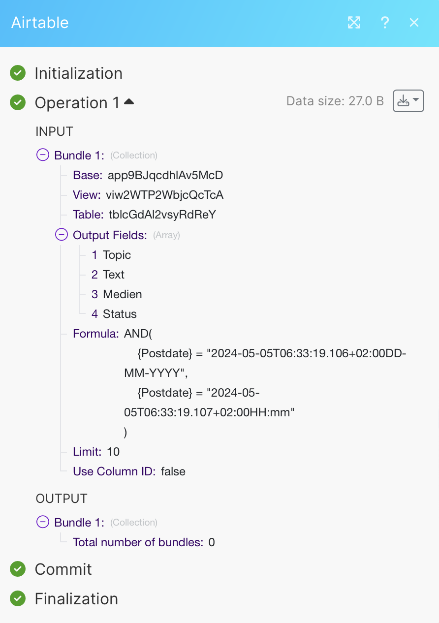 Airtable Search Records Formula Does Not Output Bundle How To Make Community