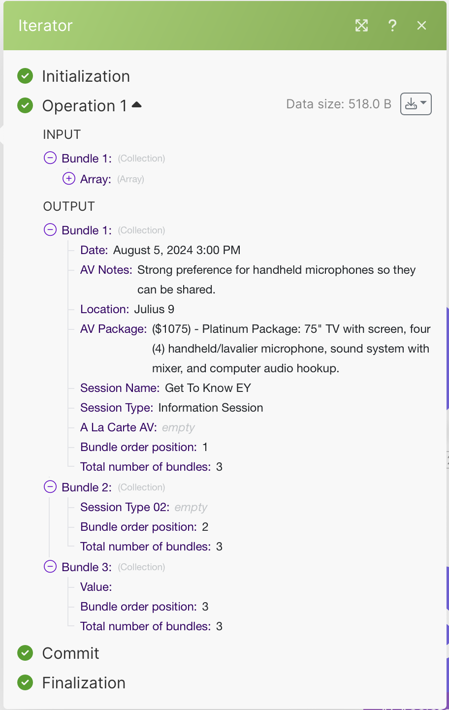 Create an Array from multiple columns in google Sheets to multiple tasks Clickup - How To - Make ...