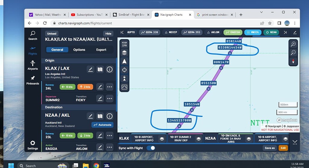 Oceanic waypoints question - Dispatch - Navigraph