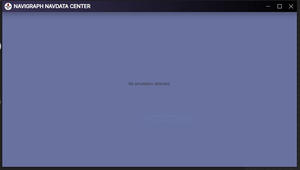 Trouble with NAVDATA CENTER - General MSFS Data - Navigraph