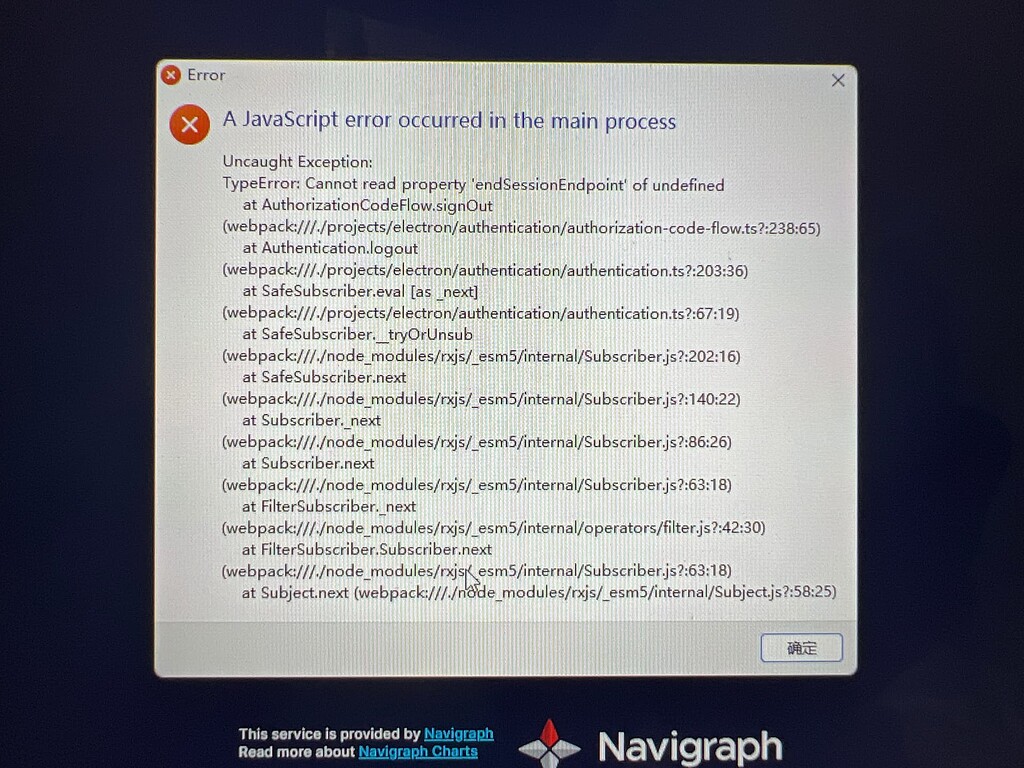 Unable to login using the desktop version navigraph chart - Desktop - Navigraph