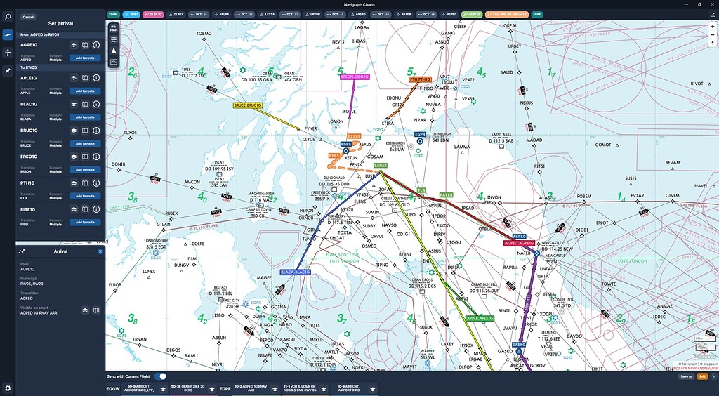 General question for real pilot about STAR/Approach relationship when ...