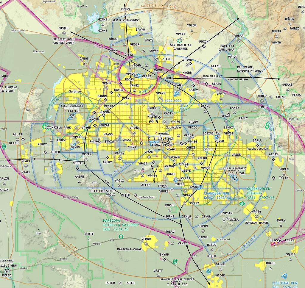 Black flight paths on VFR map - General - Navigraph