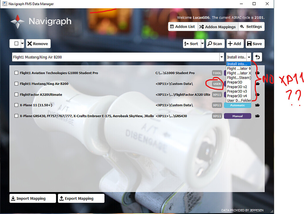 Problem with Cessna Mustang data base - General non MSFS data - Navigraph