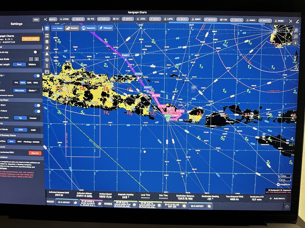 Telemetry Data Not Working - Simlink/Moving Map - Navigraph
