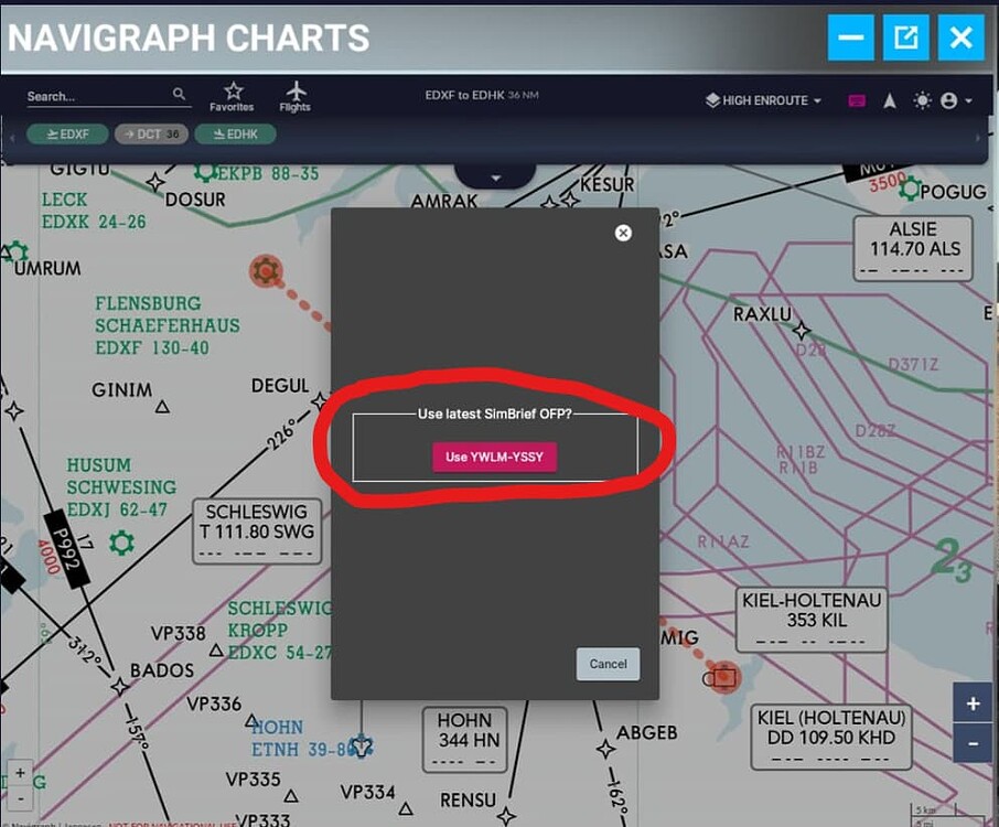 Transfering flight plan to MSFS - MSFS In-Game Panel - Navigraph