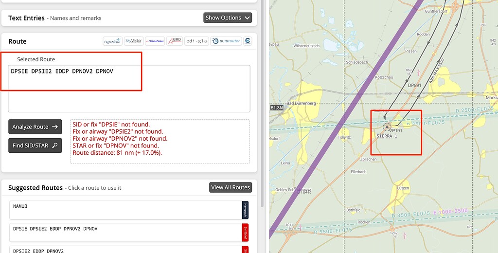 VFR Waypoints in Simbrief FlightPlan - General - Navigraph