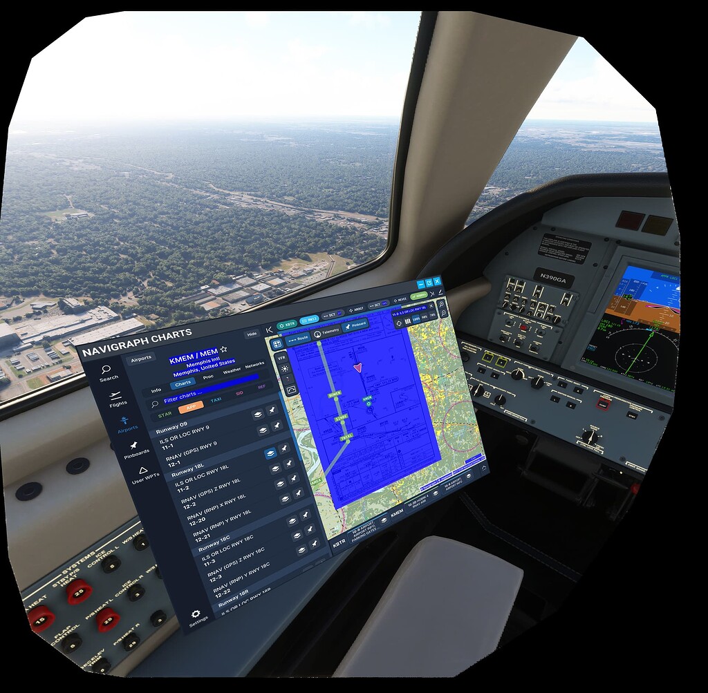 Approach plate turns blue when autopilot is switched to APPROACH mode ...