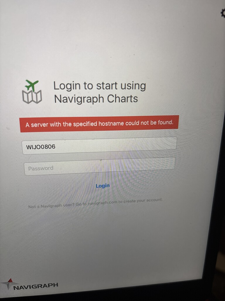 Login fails on specific server - General - Navigraph