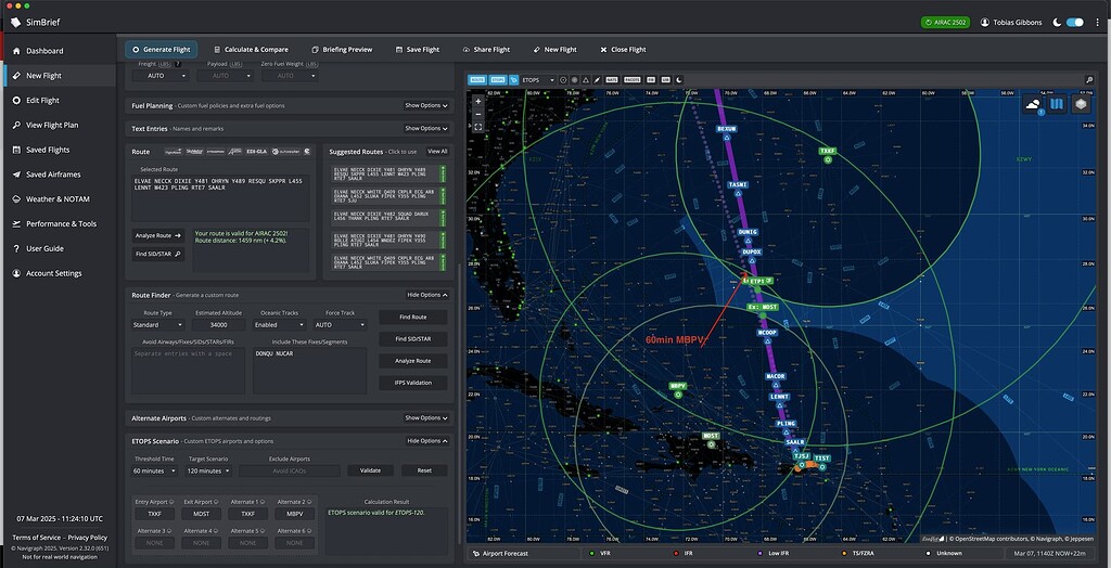 MBPV ETOPS Help - Dispatch - Navigraph