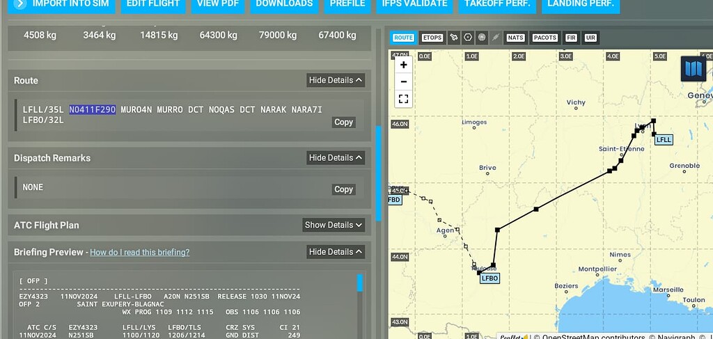 Flight plan route error - inexisting point added - Dispatch - Navigraph
