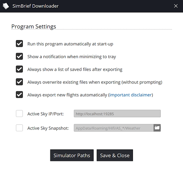 SimBrief not Exporting to MSFS - Downloader - Navigraph SimBrief not Exporting to MSFS - Downloader - Navigraph