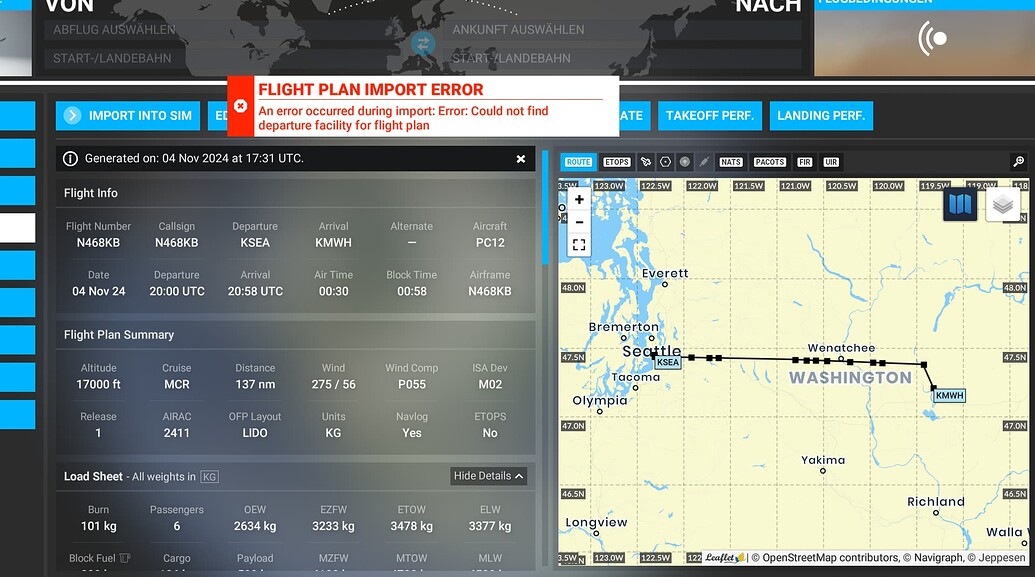 MSFS2020 cannot import Flight Plan - Dispatch for MSFS - Navigraph