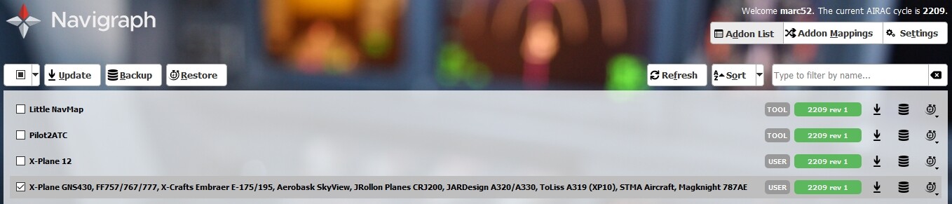 Loading navigational data failed - General non MSFS data - Navigraph