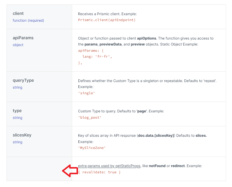 Incorrect getStaticProps Documentation - Developing with Prismic ...