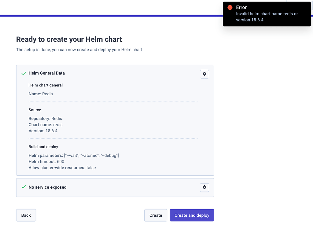 Cannot Create Helm Chart for Redis - Deployment - Qovery Community Forum