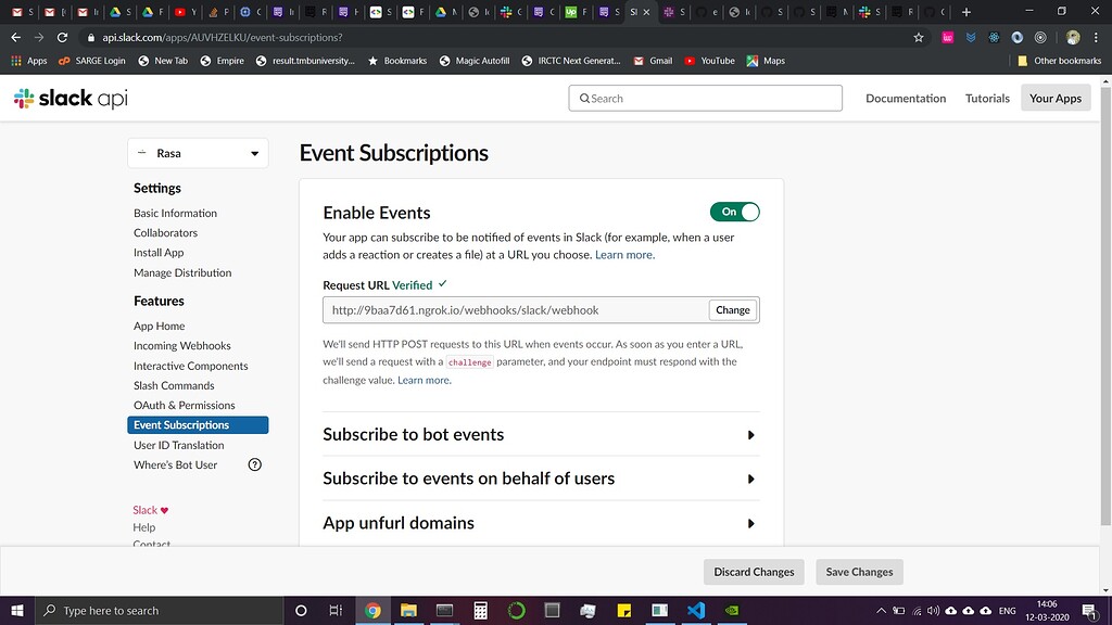 Rasa Slack Bot Integration - Rasa Open Source - Rasa Community Forum