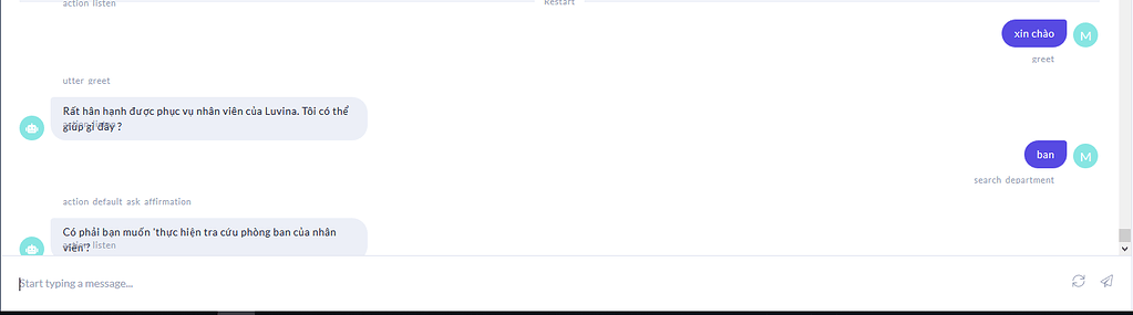 Rasa X does not display buttons - [Deprecated] Rasa X Community Edition - 2024-12-09