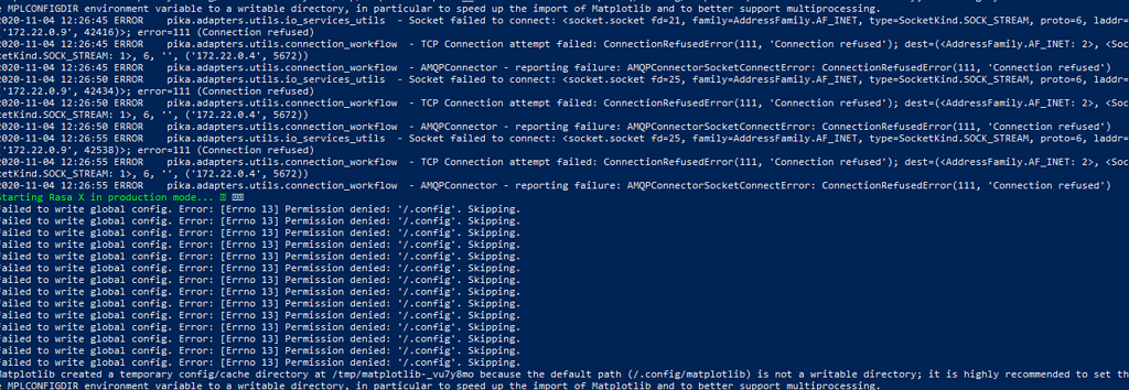 Bot does not respond in RASA X installed using docker-compose quick ... Bot does not respond in RASA X installed using docker-compose quick ...