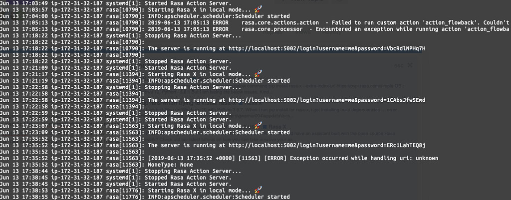 How to get Rasa X password - [Deprecated] Rasa X Community Edition - 2024-12-09