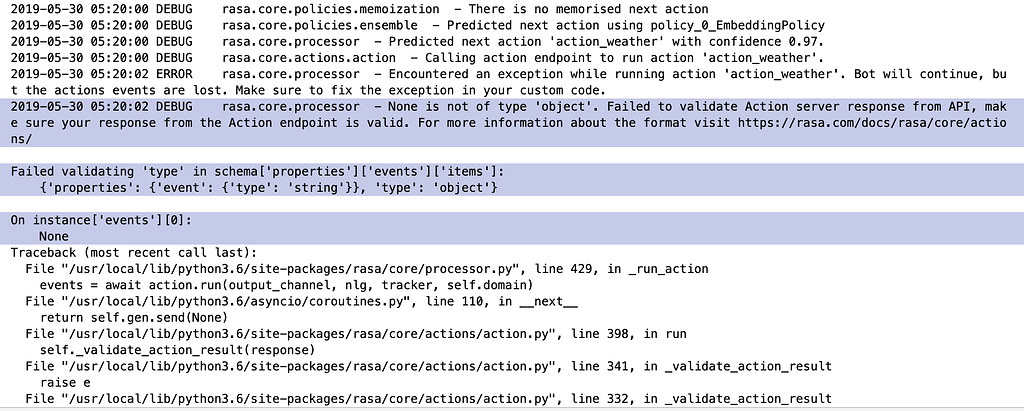 Can't run Customs Actions in Docker - Rasa Open Source - 2024-12-09