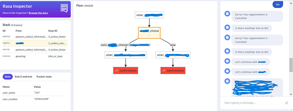 Rasa not Ending the flow - Rasa Pro CALM - Rasa CALM - 2024-12-09