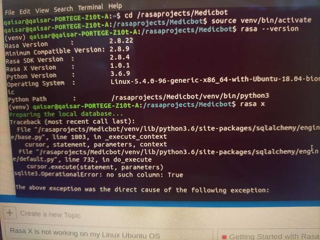 Rasa X Is Not Working On My Linux Ubuntu Os Deprecated Rasa X Community Edition 2024 12 09 