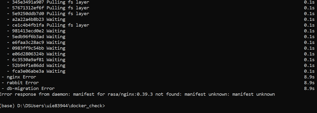 My .env file is throwing error in docker compose - [Deprecated] Rasa X Community Edition - 2024 ...