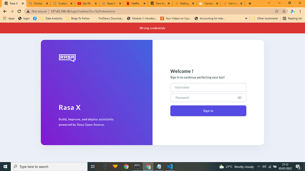 Rasa Credentials: - [Deprecated] Rasa X Community Edition - 2024-12-09