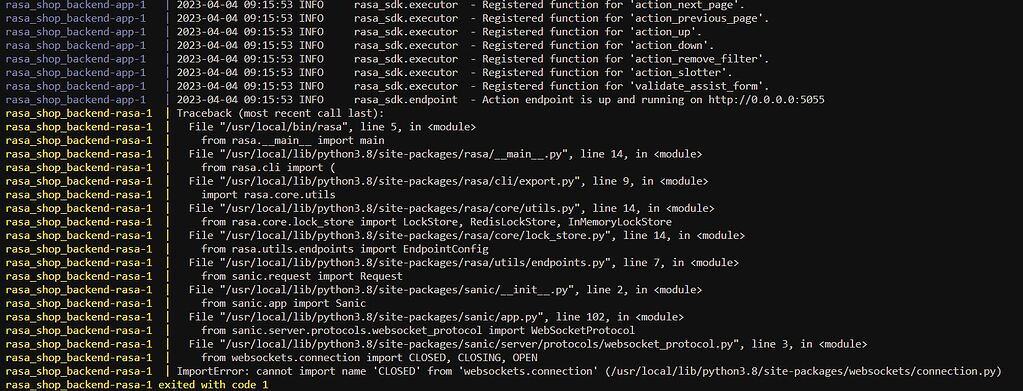 Rasa & Docker-Compose Deployment - Rasa Open Source - 2024-12-09