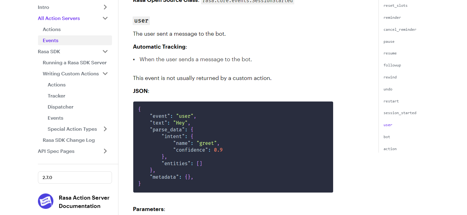 Action Event - Rasa Open Source - 2024-12-09