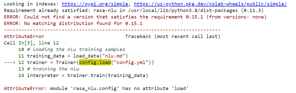 Getting An Attribute Error Rasa Open Source 2024 12 09