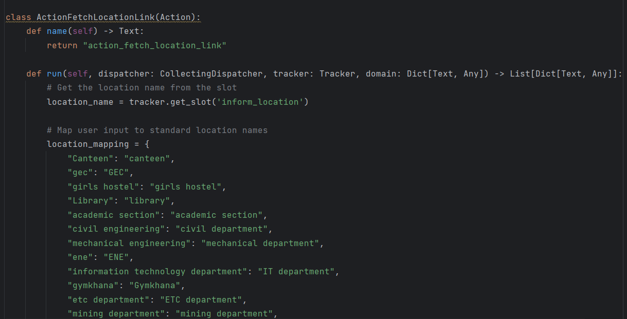 Make a link fetched by rasa from database clickable on flutter app - Rasa Open Source - 2024-12-09