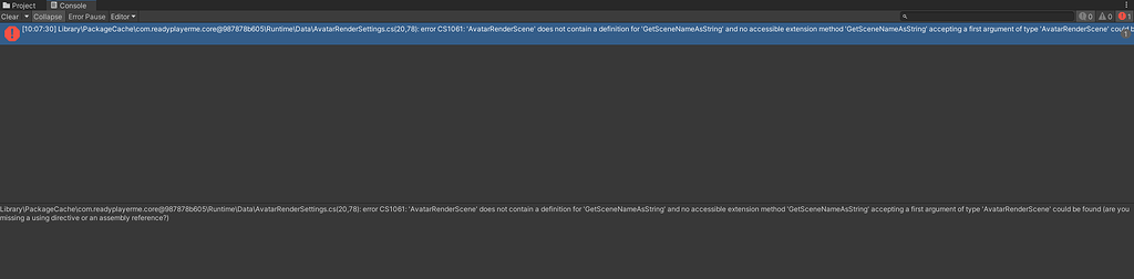 Avatar Loader Infinite Loading - Unity - Ready Player Me Developer Forums