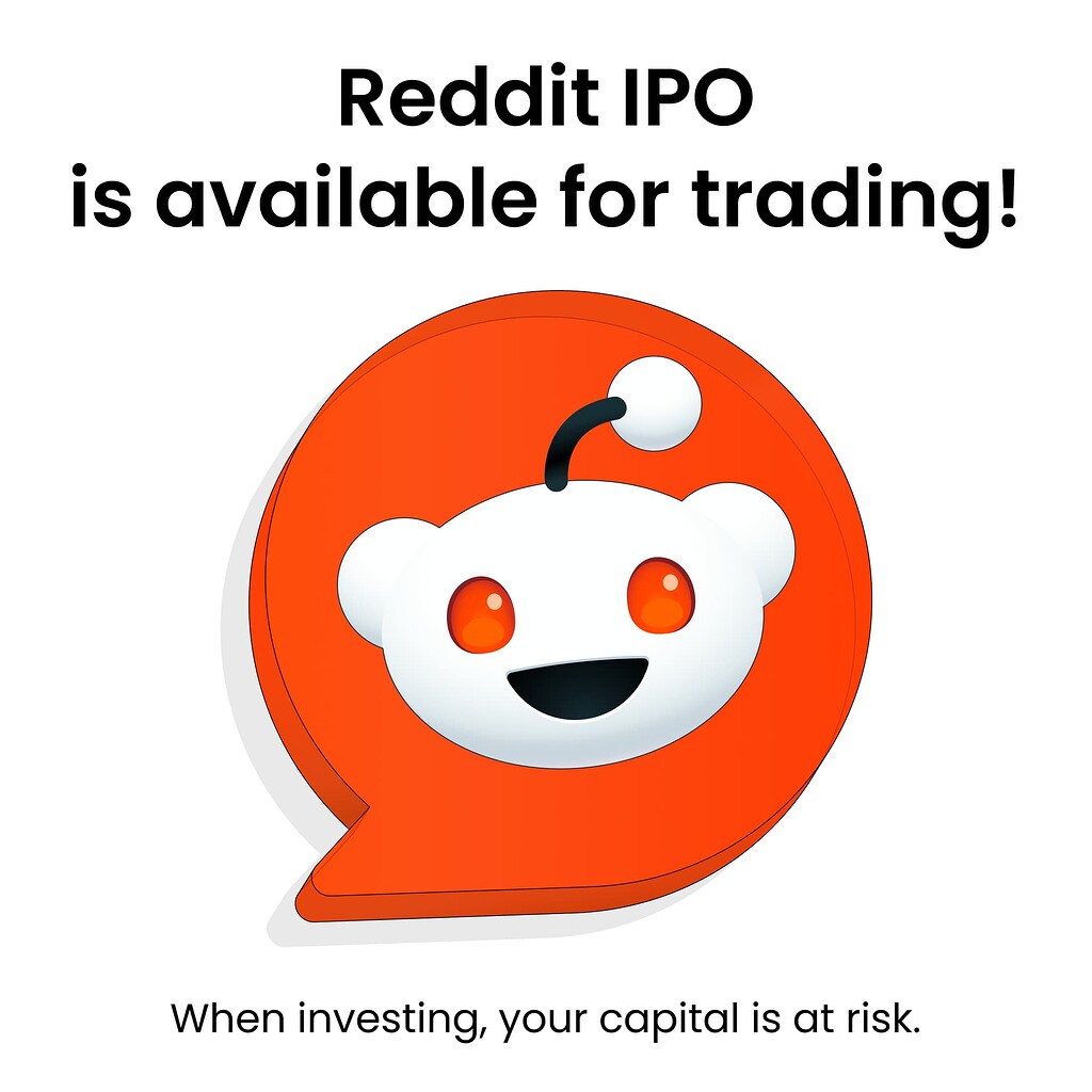 🚀 Reddit IPO - now available - 📰 What's new - Trading 212 Community